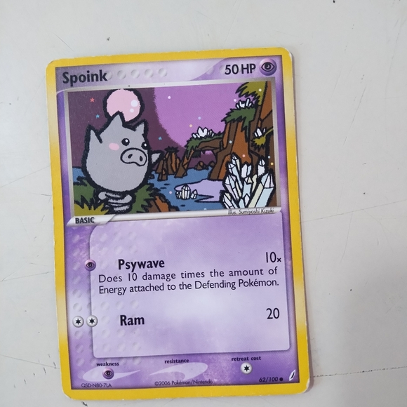 Pokemon | Toys | Spoink Pokmon Card | Poshmark